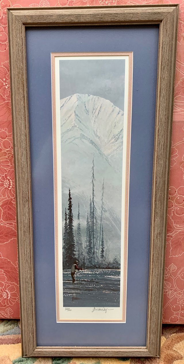 Alaskan Artist Jon Van Zyle limited edition signed lithograph "A ...