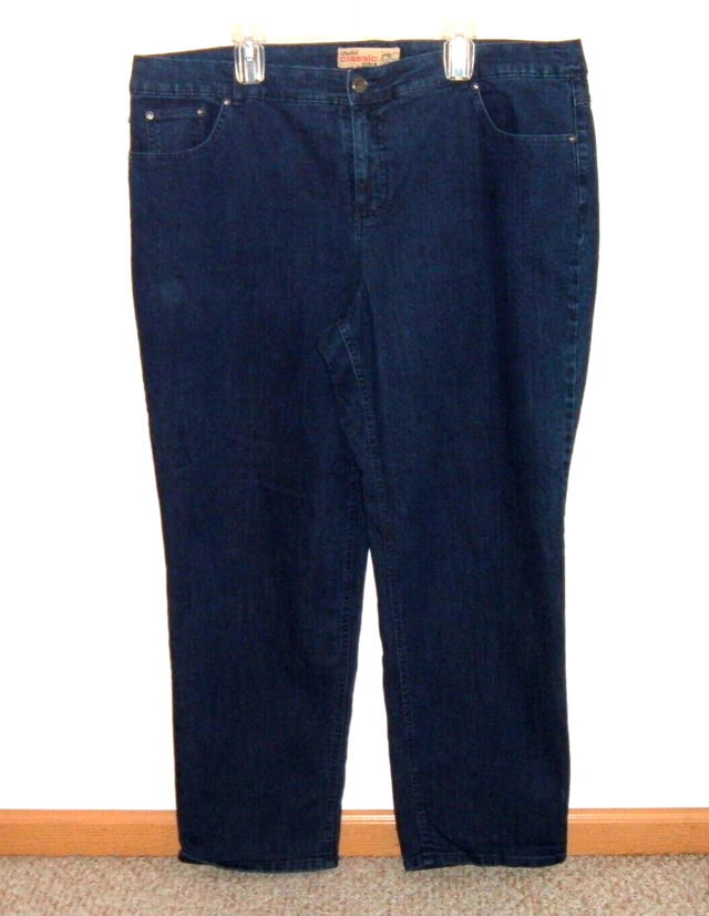 JMS Just My Size Classic Stretch Straight Denim Jeans Plus 24W Average ...