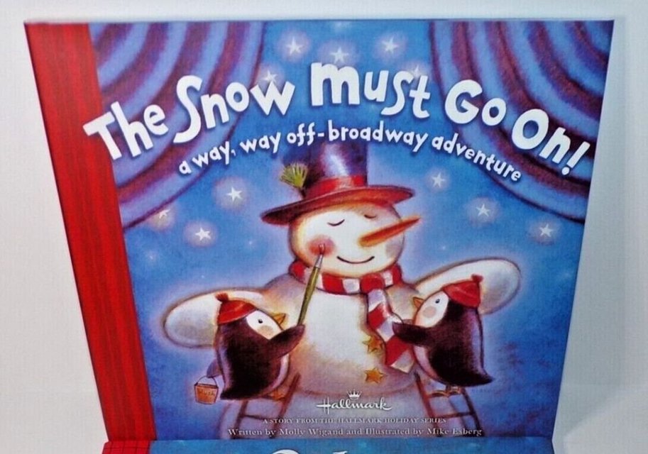 Hallmark The Snow Must Go On Hard Cover Book Christmas | Seasonal ...
