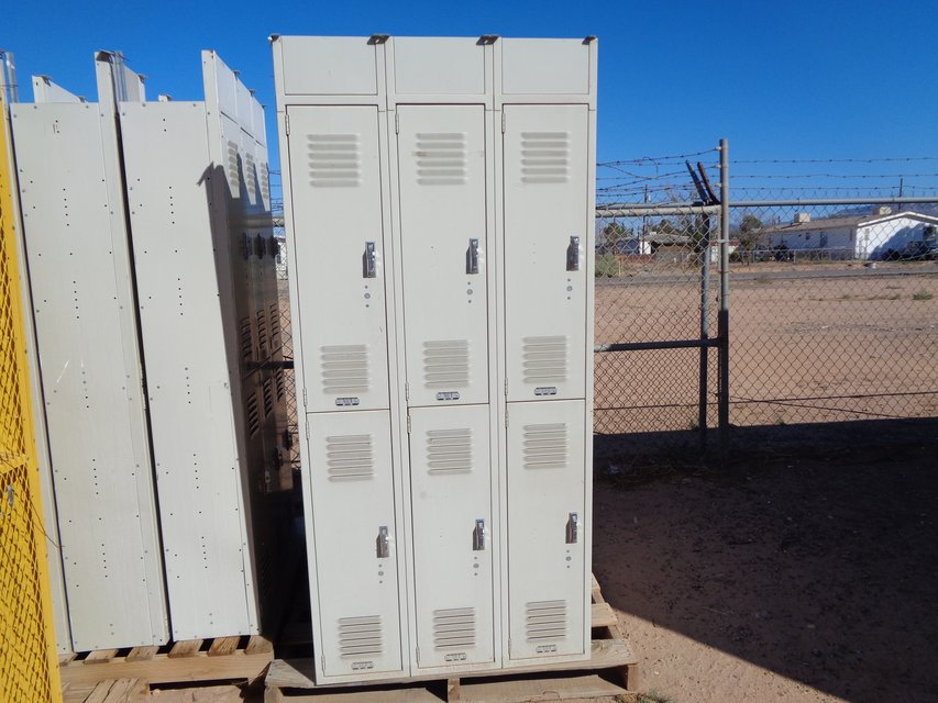 Metal Lockers - Gray | Building/Construction for sale on Holloman bookoo!