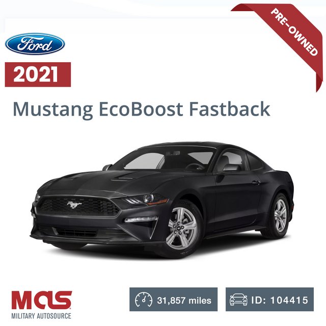 2021 Ford Mustang EcoBoost | Cars & Trucks - By Dealer for sale on ...
