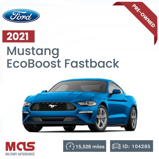 2021 Ford Mustang EcoBoost Fastback | Cars & Trucks - By Dealer for ...